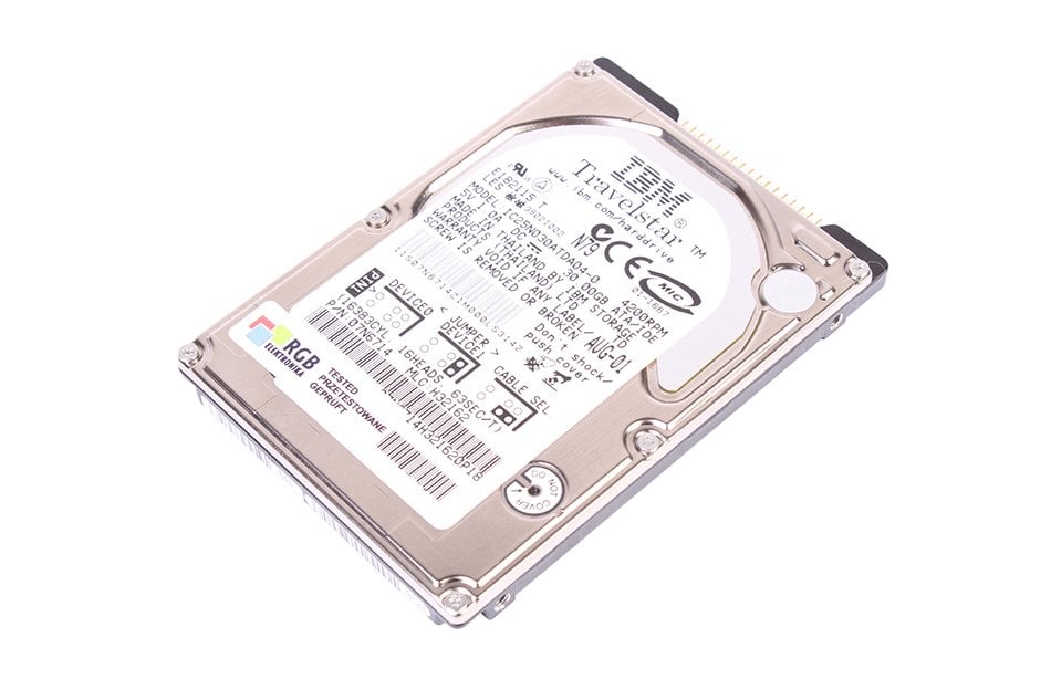 IBM IC25N030ATDA04-0 IC25N030ATDA040 IDE 30GB TRAVELSTAR IDE 30GB ...