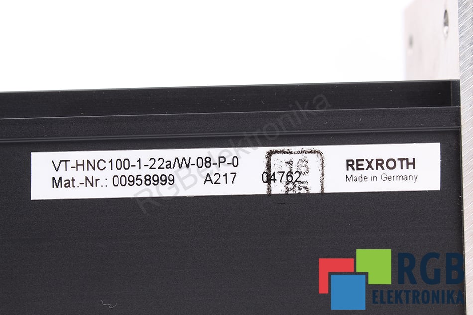 BOSCH REXROTH VT-HNC100-1-22A/W-08-P-0 | RGB Automatyka centrum ...