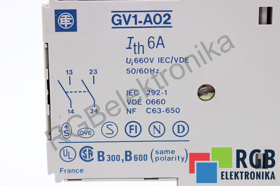 TELEMECANIQUE GV1-A02 | RGB Automatyka industrial automation center